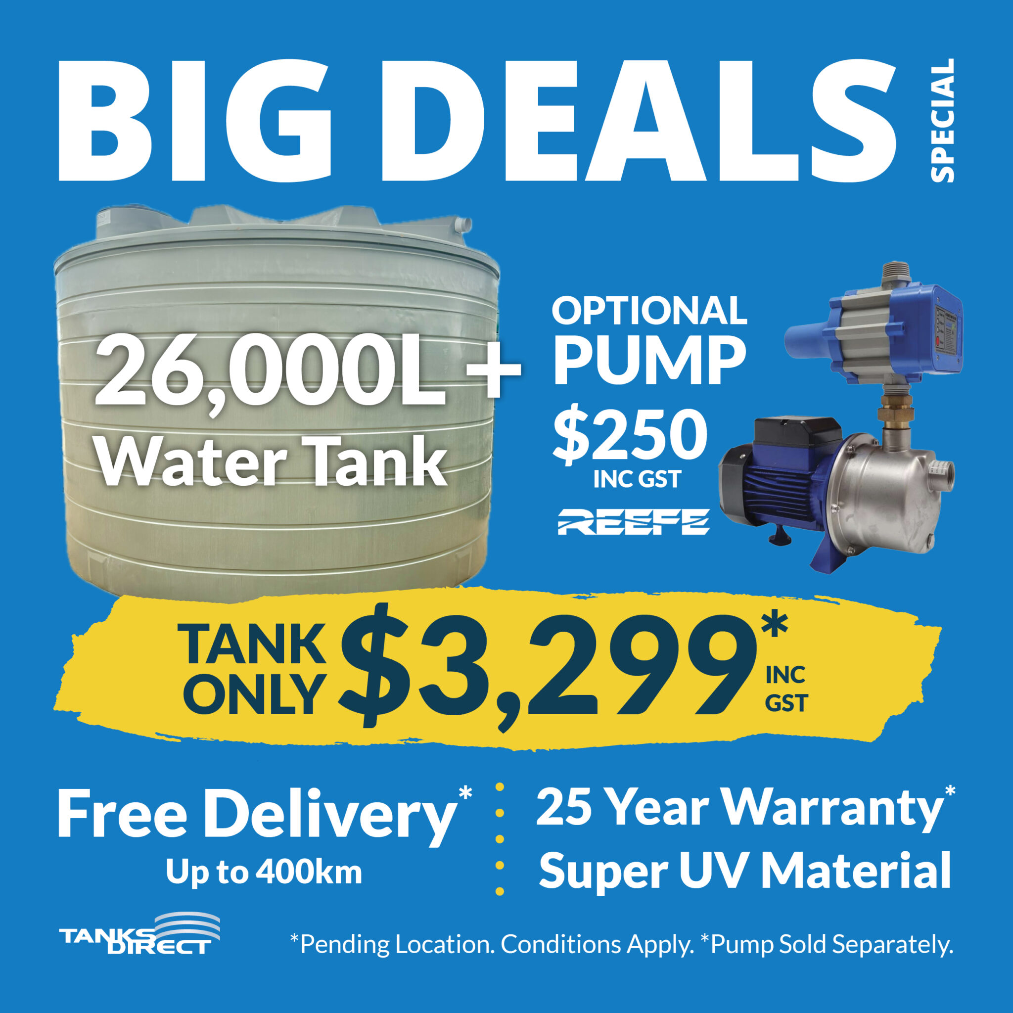 Our Specials | Tanks Direct
